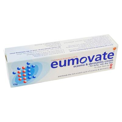 Eumovate Eczema & Dermatitis Cream 0.05% 15g | For Itchy, Red Dry Skin ...