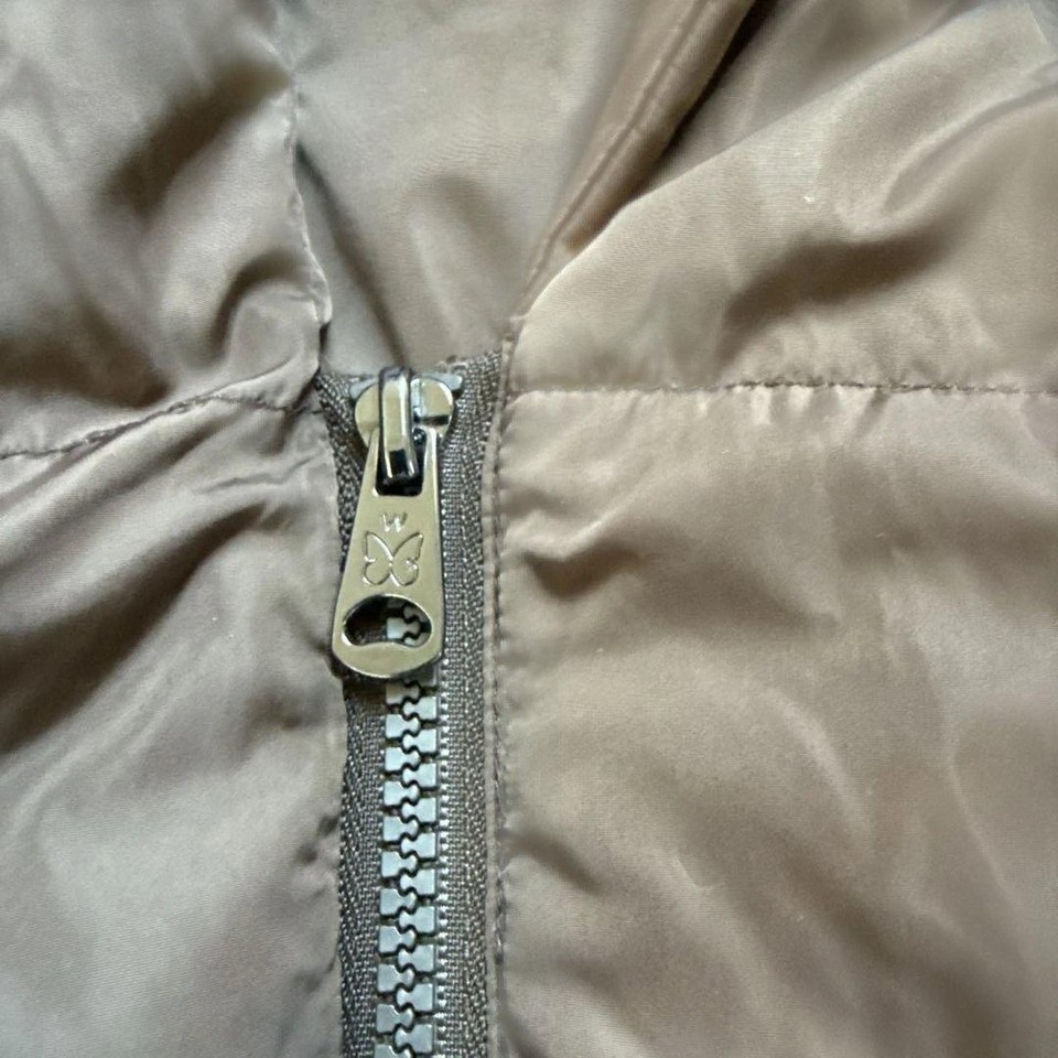 MaxMara Weekend Line Down Jacket Brown Size 36 Warm Full-Zip Outerwear ...