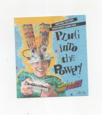 Plug Into The Nintendo Power PMG-USA NES INSERT ONLY Authentic Original ...