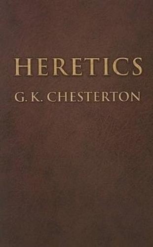 G K Chesterton Heretics (Poche) Dover Books on Western Philosophy ...