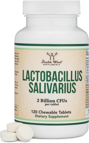 Lactobacillus Salivarius Oral Probiotics - Vanilla Tablets for Dental ...