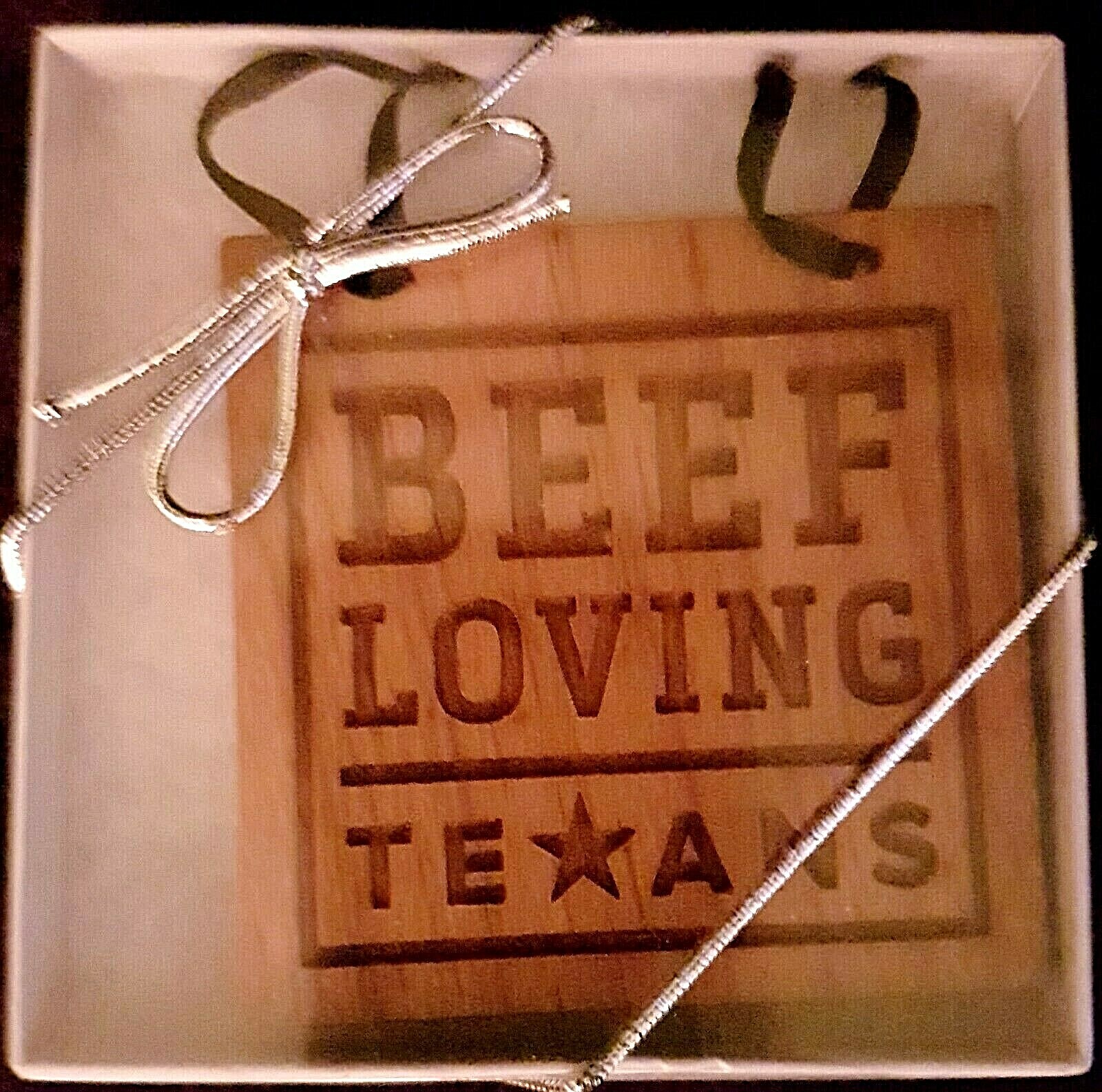 Beef Loving Texans Christmas Ornament Wood Texas Ornament | eBay