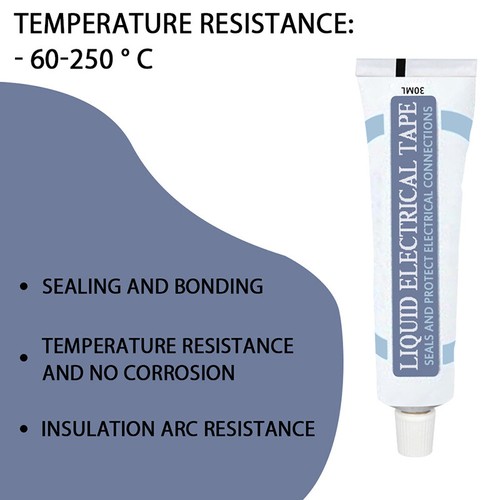 Insulating Glue Liquid Insulation Electrical Tape Tube Paste Waterproof ...