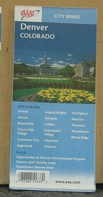 2002-03 AAA Street Map of Denver Colorado | eBay