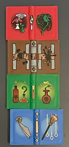 New Lego 4 Harry Potter Spell Books Lot - Red, Brown, Green, Blue ...