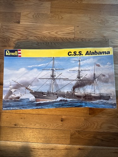 VINTAGE 1988 REVELL - C.S.S. ALABAMA - 1/96 Scale Model Kit #5621 | eBay