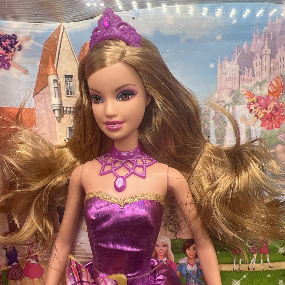 Barbie Princess Charm School Delancy Doll #V6913 - RARE New Damage Box ...