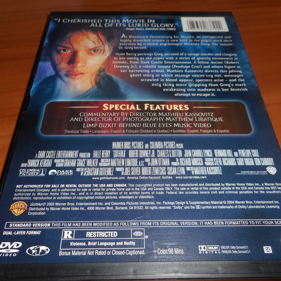 Gothika (DVD, 2004 Full-Screen) Halle Berry 85392837922| eBay