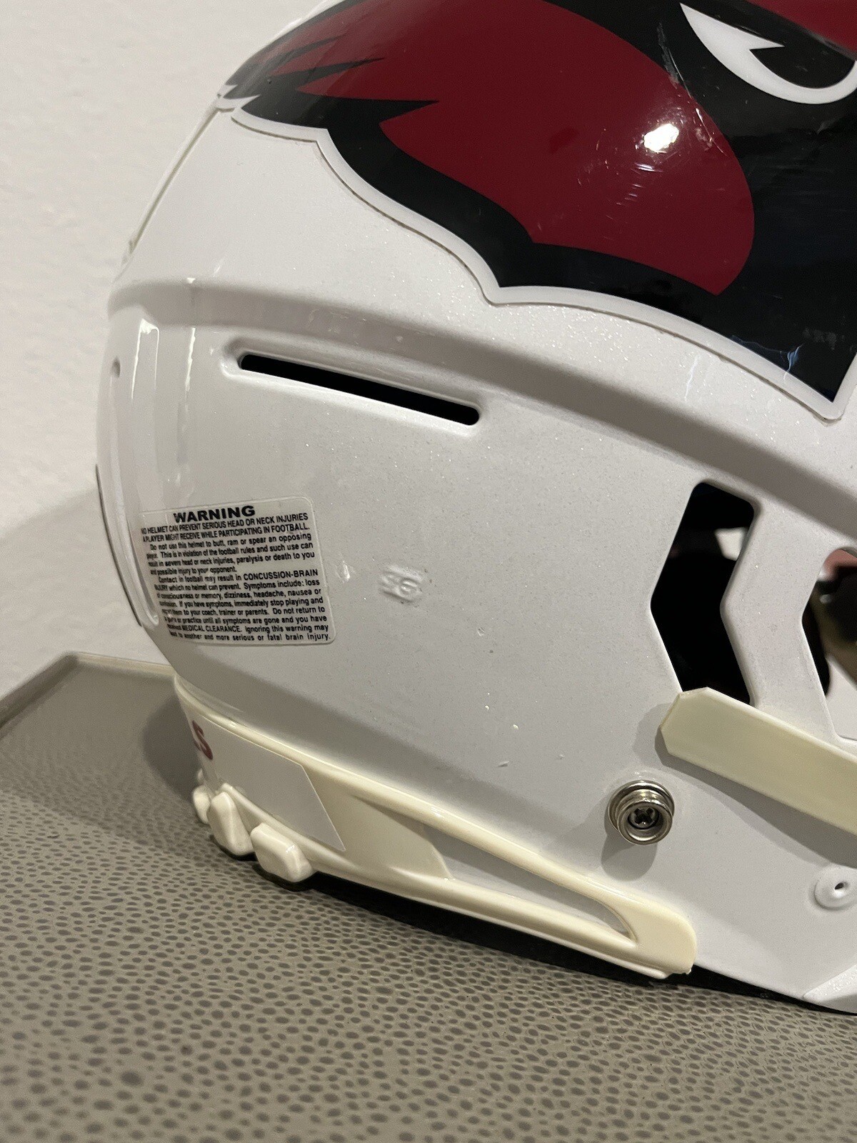 Authentic Arizona Cardinals Football Helmet Schutt F7 Game Issue Used ...