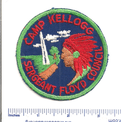 CAMP KELLOGG SERGEANT FLOYD COUNCIL CUT EDGE TWILL PATCH BSA MINT | eBay