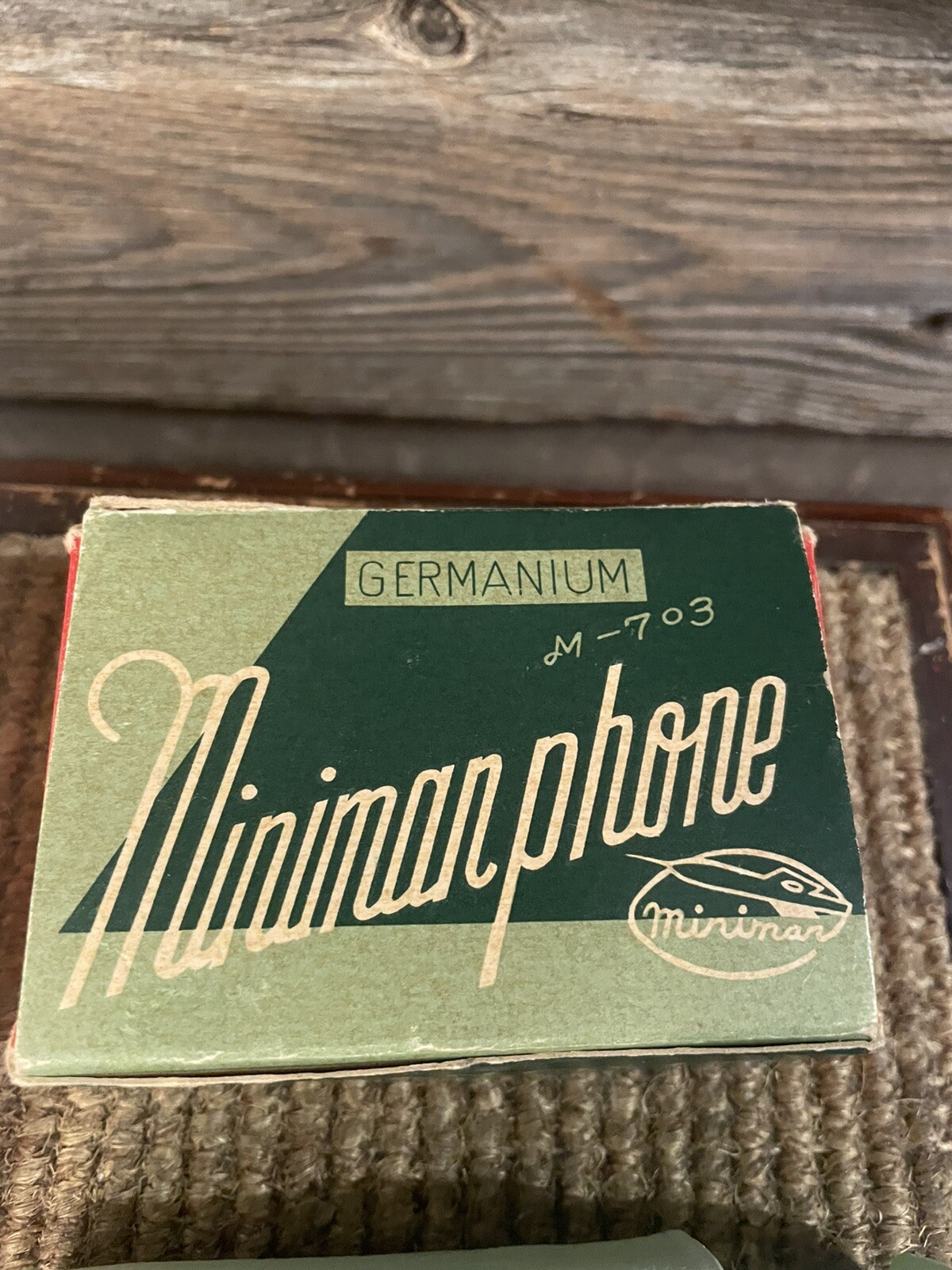 Vintage Miniman Phone M-703 Germanium Radio | eBay