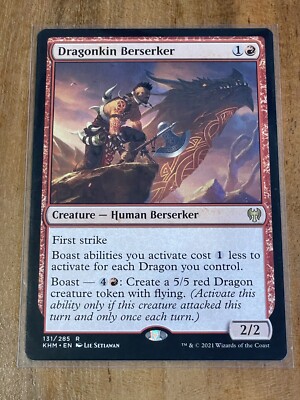 Dragonkin Berserker R MTG Kaldheim M/NM, English UNPLAYED | eBay