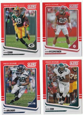 2018 Score Red Zone Parallel #295 Doug Baldwin - Seattle Seahawks /20 ...