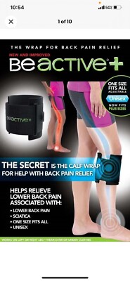 BeActive PLUS Instant Relief Acupressure Calf Brace for Sciatic Back ...