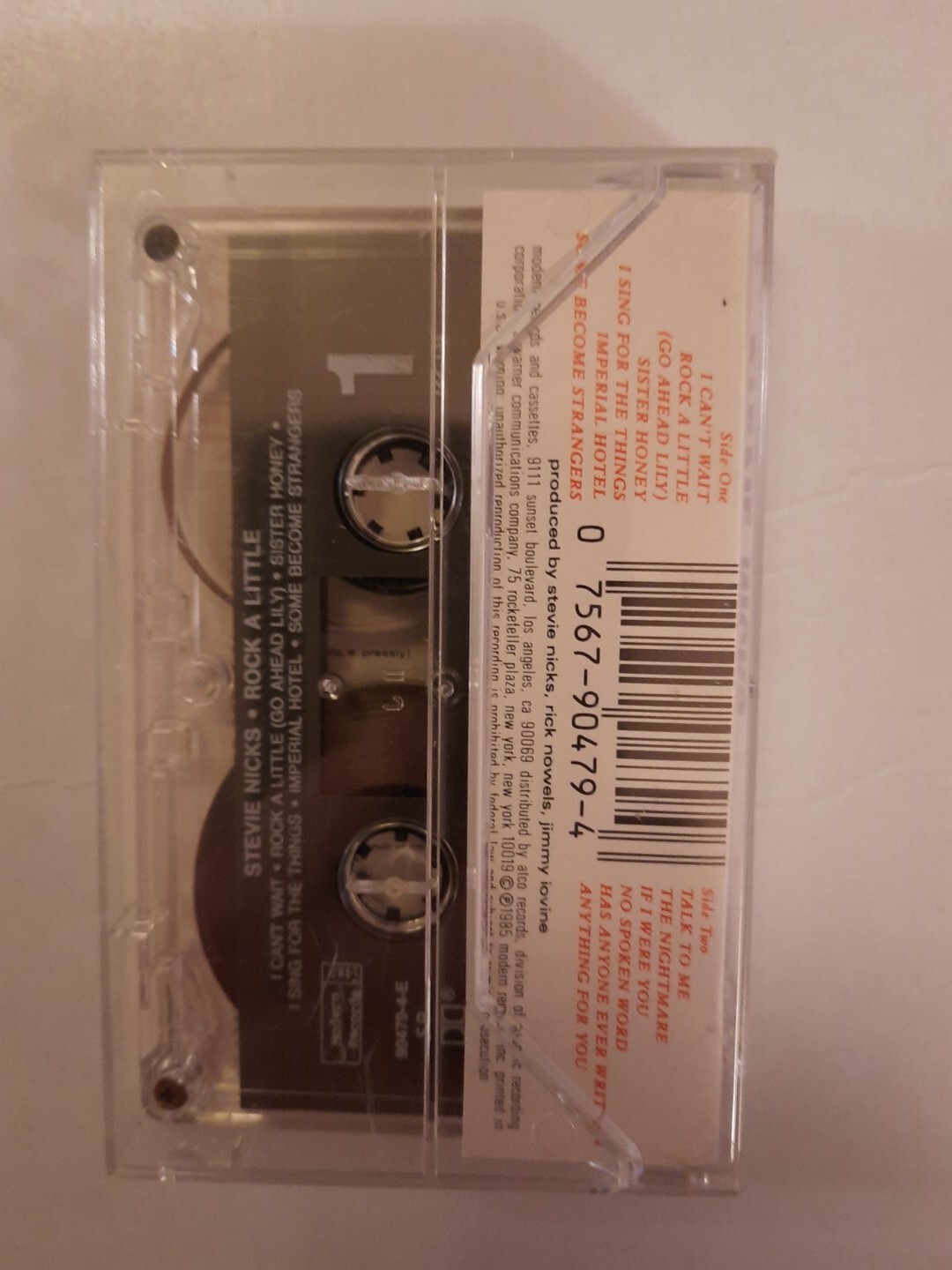 Stevie Nicks Rock A Little Cassette Tape | eBay