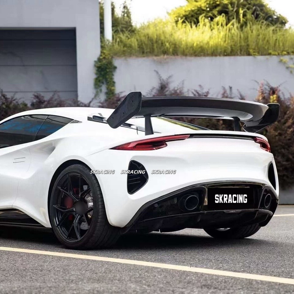 For 2023-2024 Lotus Emira Dry Carbon Fiber GT4 Style Rear Trunk Lip ...
