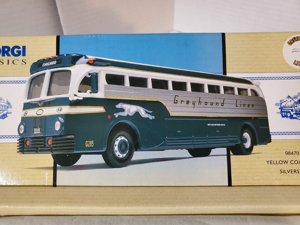 Corgi Classics 98470 Diecast “Silverside Yellow Coach 743” LE OB MINT ...