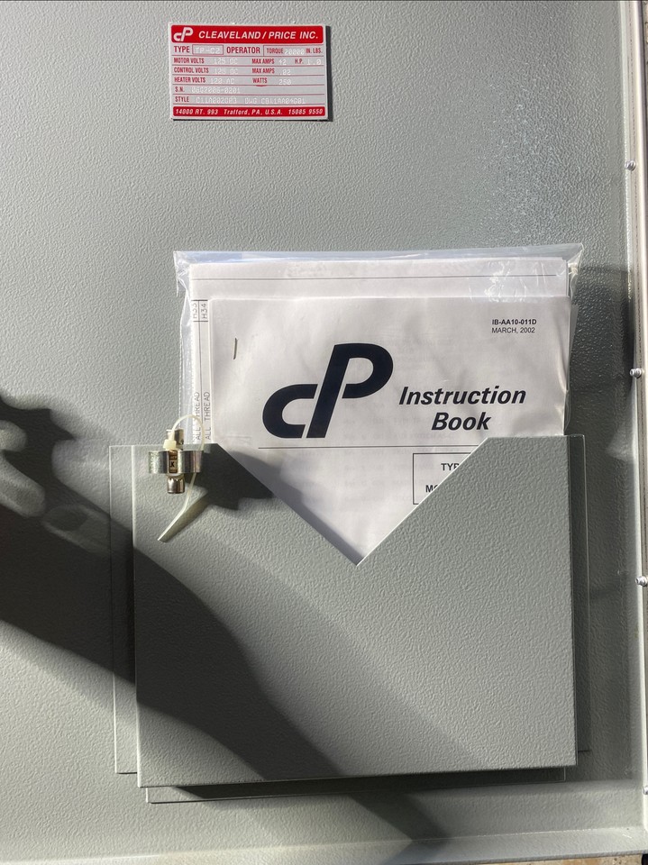 Cleveland Price V2-c Disconnecting Switch 1200 Amp Tpc2 Motor Op ...