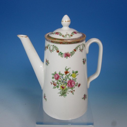 Spode Copeland China England - Flower Decorated C5584 - Tall 8¾" Coffee ...