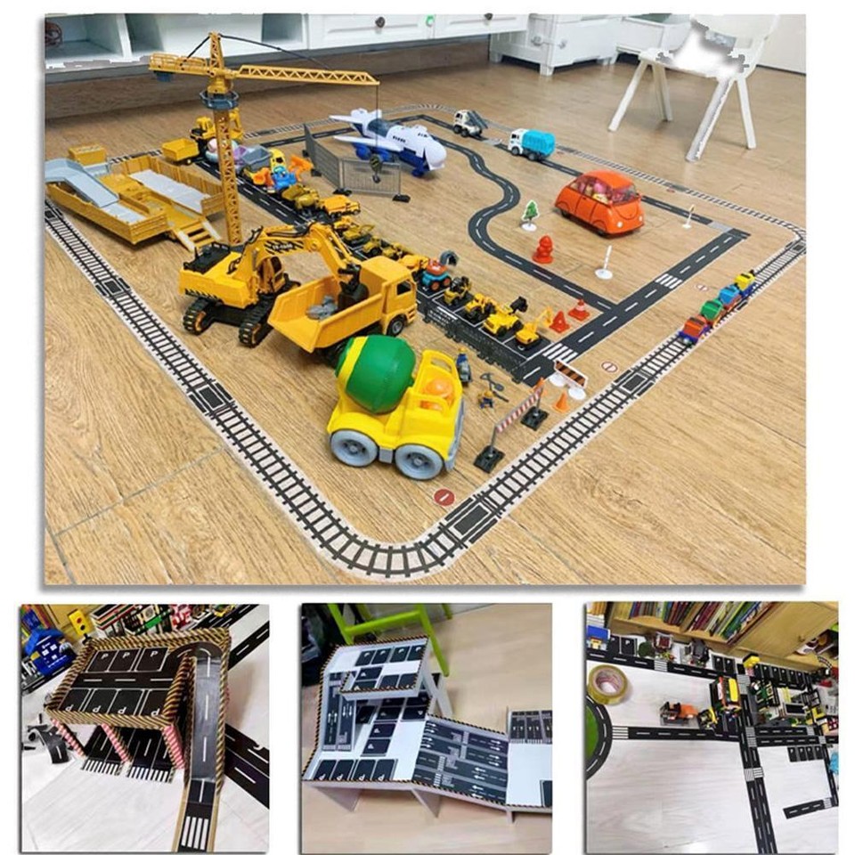 Removable and Adhesive Traffic Road Tapes for Kids Toy Cars β☆ υп ж ...