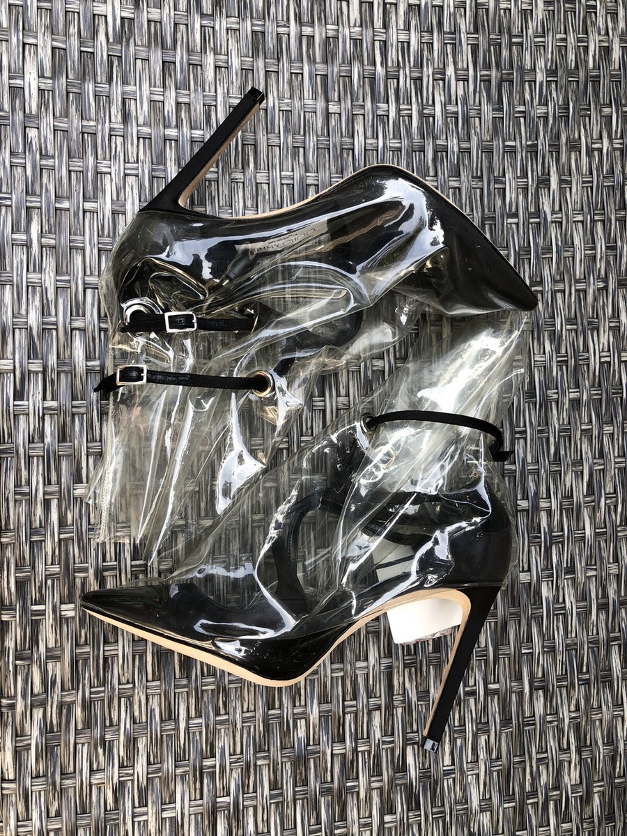 Jimmy Choo x Off White Catwalk Collection Black Claire Satin Jimmy Choo x Off White Catwalk Collection Black Claire Satin