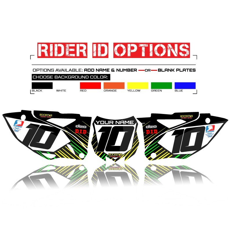 2004 2005 KXF 250 GRAPHICS KAWASAKI KX250F MOTOCROSS ROCKSTAR DECALS | eBay