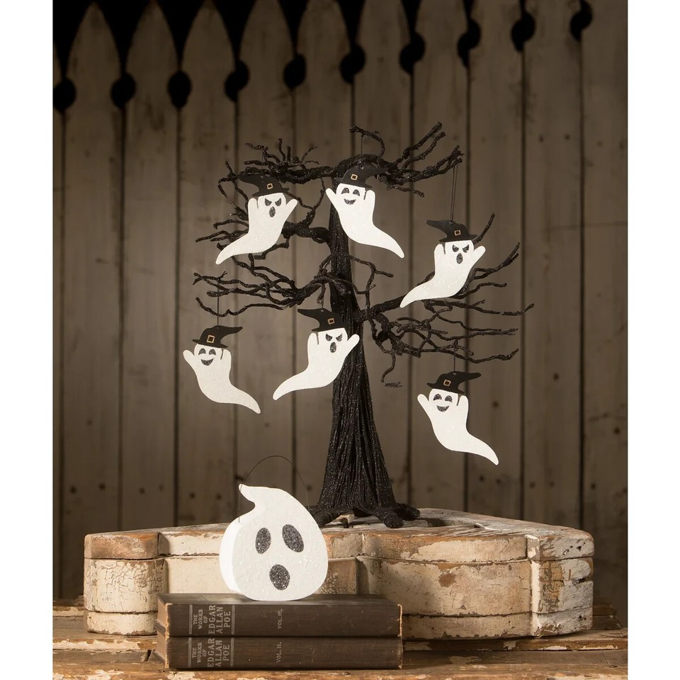 Bethany Lowe Halloween Decor-Mini Lil Boo Ghost Bucket | eBay