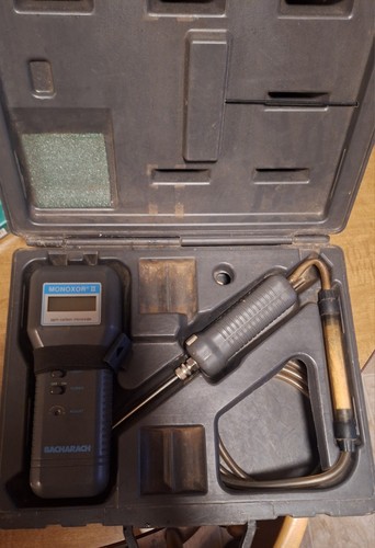 Bacharach Monoxor II Electronic Gas Analyzer CO Gas PPM Carbon Monoxide ...