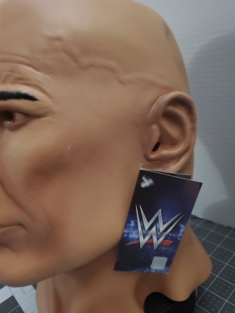 WWE The Rock Dwayne Johnson Wrestler Adult Licensed Mask Costume ...