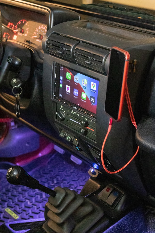 1997-2002 Jeep Wrangler TJ Double Din Dash Bezel Radio Stereo Mounting ...