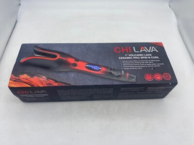 Chi Lava 1" Volcanic Lava Ceramic Pro Spin N Curl 7273 633911797273 | eBay