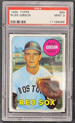 1969 Topps #89 Russ Gibson PSA Graded 9 | eBay