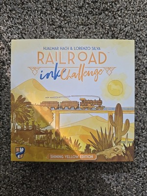 Railroad Ink Challenge Board Game Shining Yellow Edition New | eBay