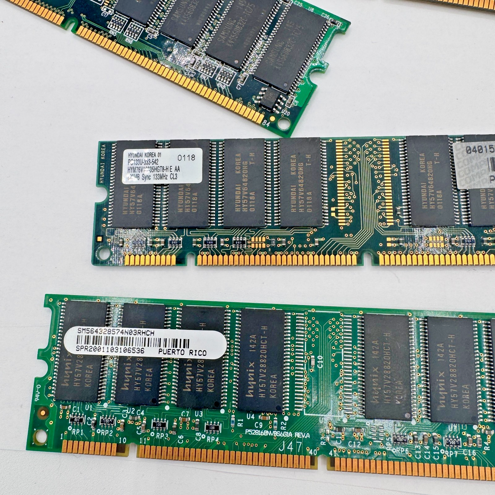 Lot of 5 RAM Sticks 3x256 MB 1x128MB & 1x512 MB RAM Memory Modules | eBay