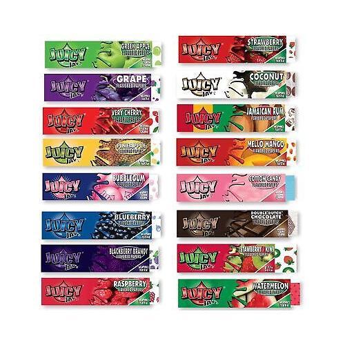 Juicy Jays Rolling Papers Jay King Size Slim Fruity Flavoured Papers 18 ...