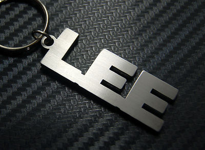LEE Keyring Keychain Key Fob Stainless Steel Name Gift | eBay