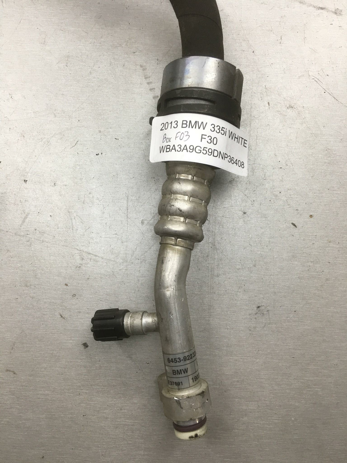 2012-2015+BMW+335i+AC+A%2Fc+Evaporator+Compressor+Pipe+Suction+Hose+59k ...