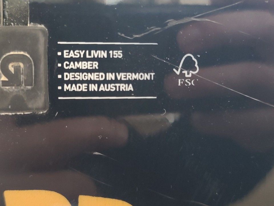 Burton Easy Livin Led Zeppelin Swan Song 155 Camber Snowboard | eBay