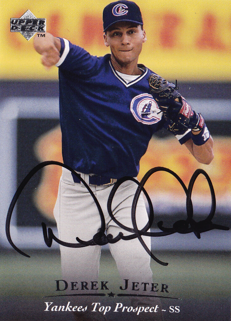 1995 Upper Deck Minors DEREK JETER Top Prospect RC Rookie Card YANKEES ...