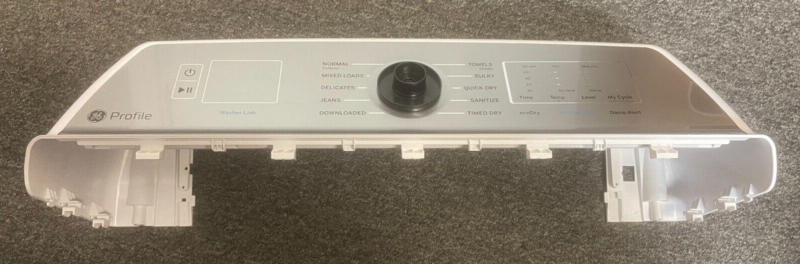 GE Dryer Control Panel Assembly WE10X33197 for PTD60EBSR0WS NEW SCUFFED ...