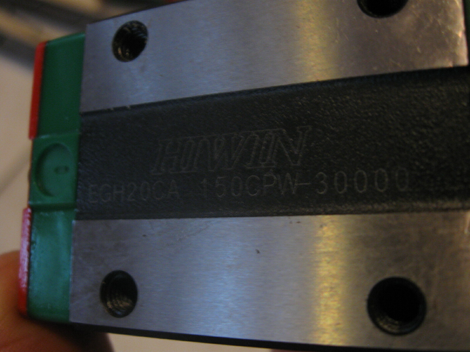 HUGE LOT 31-1/4" Hiwin Linear Guideway Rails w/ Block 2 Carriages ...