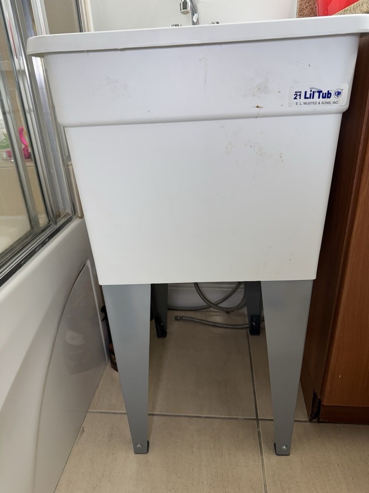 Mustee Model 21 “Lil”Tub Laundry Tub With Faucet | eBay