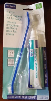 Virbac C.E.T. Oral Hygiene Kit For Dogs (ECO Friendly Packaging) EXP ...