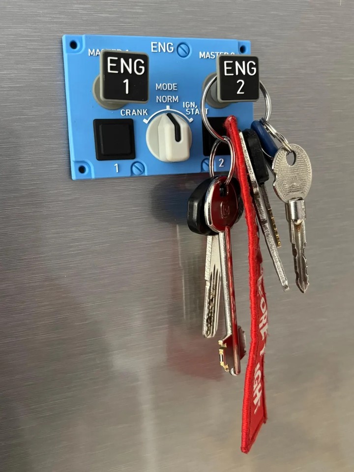 Magnet keyholder Engine Start Panel, Airbus, A320, ENG START PANEL | eBay