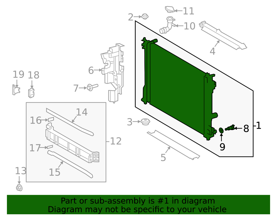Genuine Toyota Inverter Cooler G9010-42030 | eBay