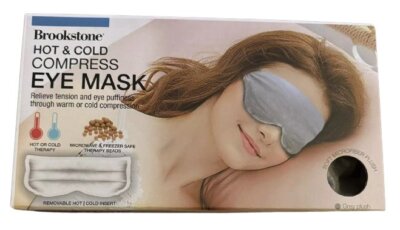 Brookstone Hot And Cold Compress Eye Mask | eBay