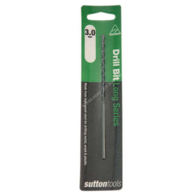 suttontools HSS Long Series Drill Bits 3mm D1100300 | eBay Australia