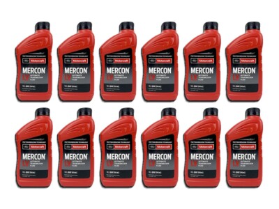MOTORCRAFT MERCON LV AUTOMATIC TRANSMISSION FLUID - XT-10-QLVC -12 ...
