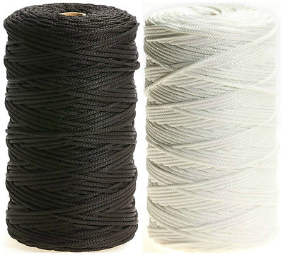3MM CUSHION PIPING CORD, AVAILABLE IN BLACK/ WHITE & DIFFERENT LENGTHS ...