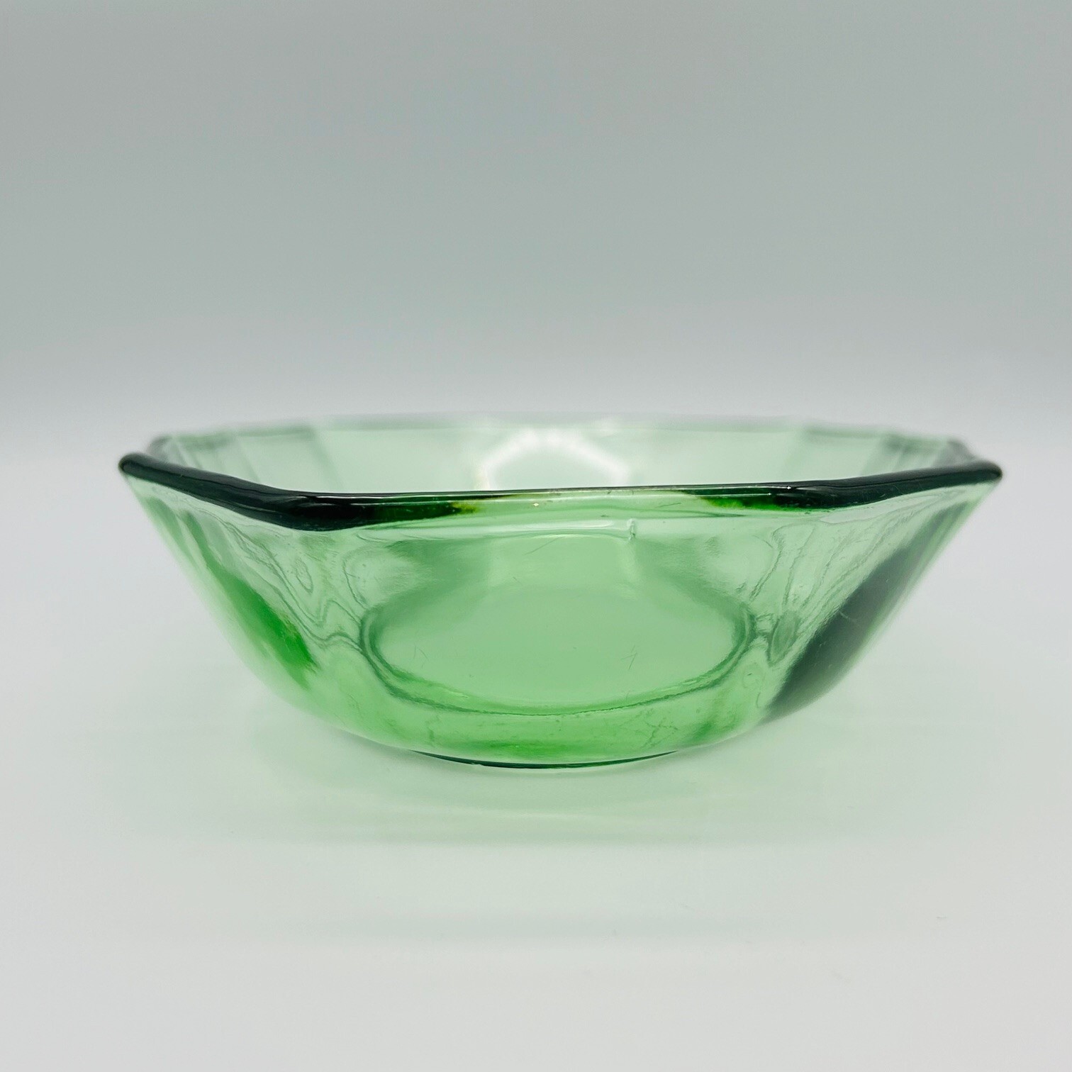 Vtg Fostoria Glass Fairfax Green 11" Oval Celery Dish Uranium Glow 1921 ...